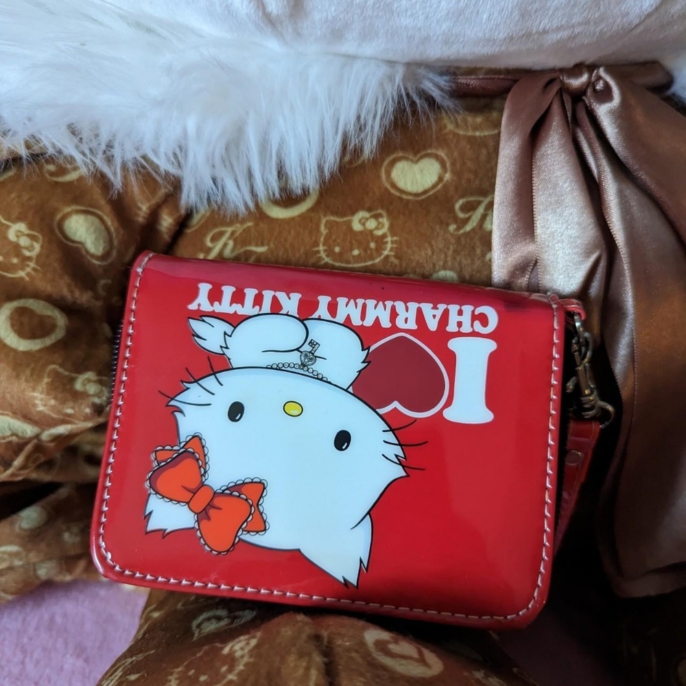 Hello Kitty Charmmy Kitty Red Wallet - Gem